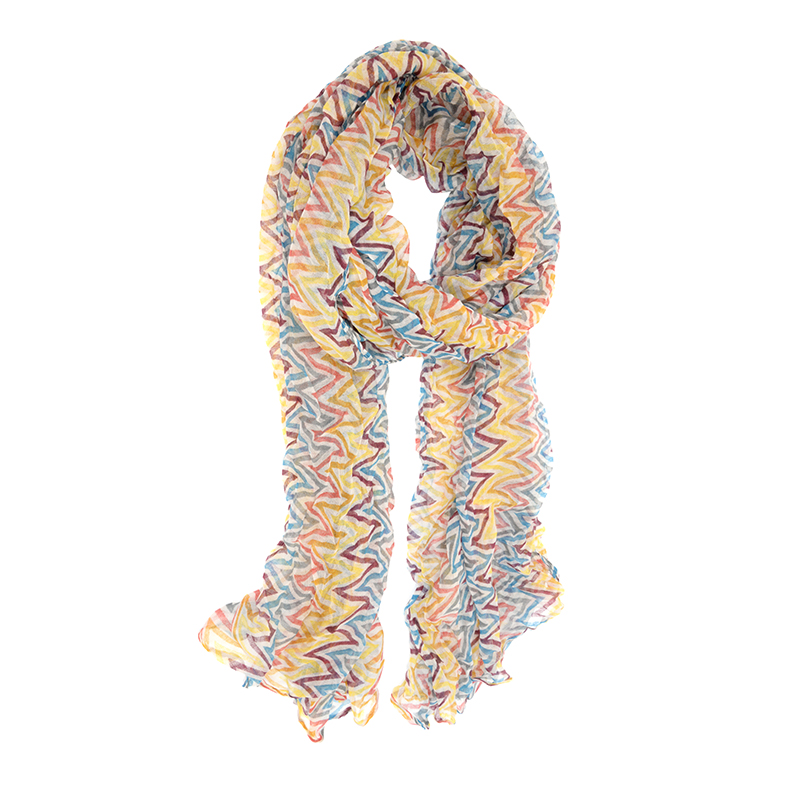 Chevron Crinkle Scarf | Joy Susan