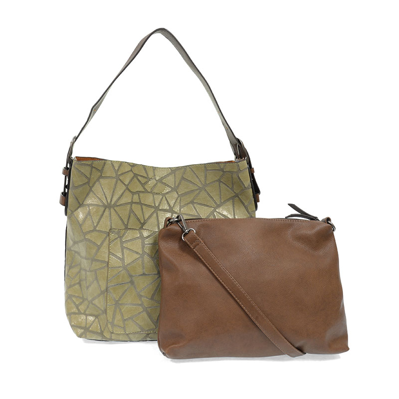 Geometric Print Handbag | Joy Susan