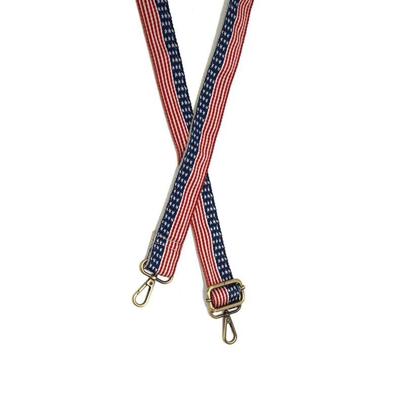 Multi USA Flag Woven Guitar Strap | Joy Susan