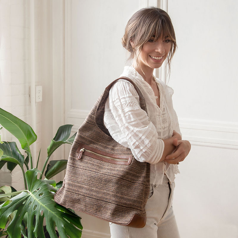 Elena Tweed Hobo Bag | Joy Susan